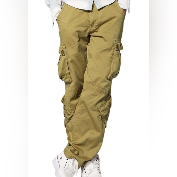 Match | Pants | Nwt Match Mens Mustard Color Cargo Ytility Pants Small ...
